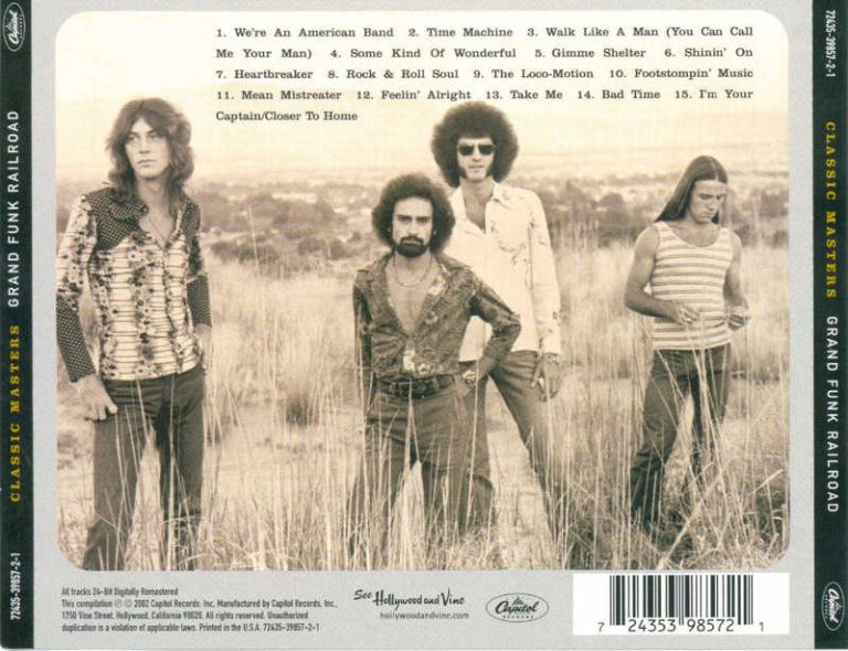 Grand Funk Railroad - We're An American Band - The Best Songs Of All Time