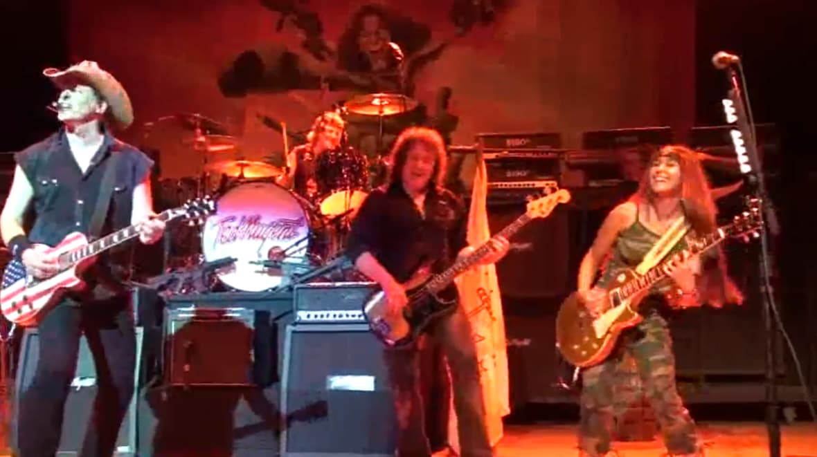 Ted Nugent with Desiree' jams - Live at Lupo's Heartbreak hotel in ...